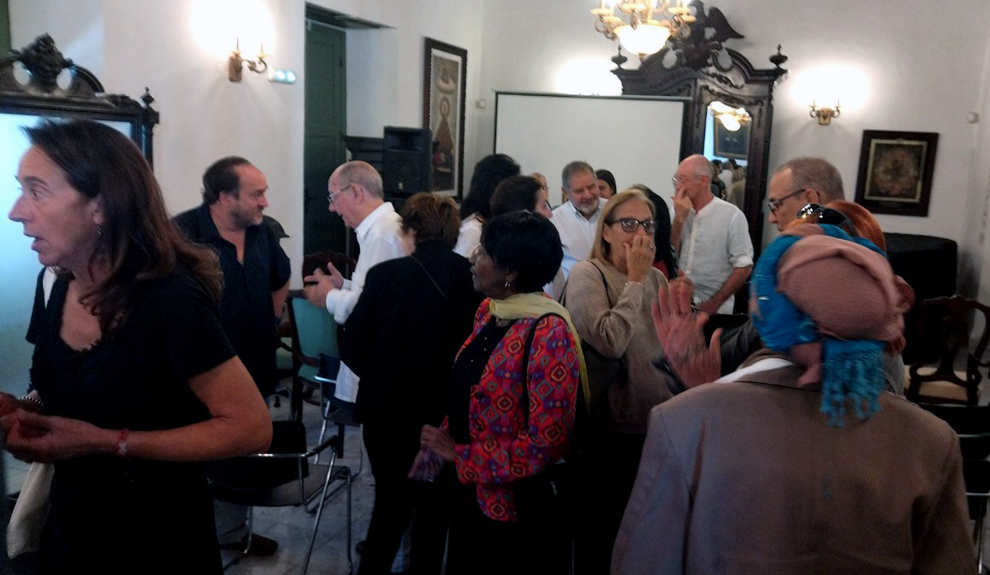 El presidente del Centro Andaluz de La Habana, Isidro Jiménez ...